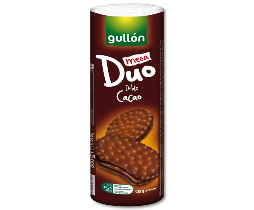 GULLON MEGA DUO DOUBLE CHOCO 500gr*20TEM/KB
